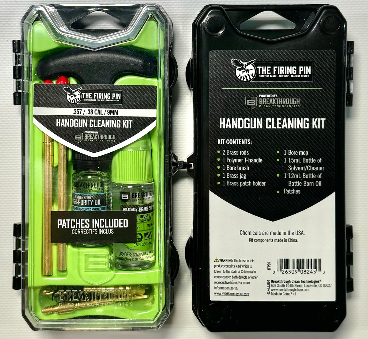 The Firing Pin / Breakthrough Clean Technologies Pistol Cleaning Kit ...